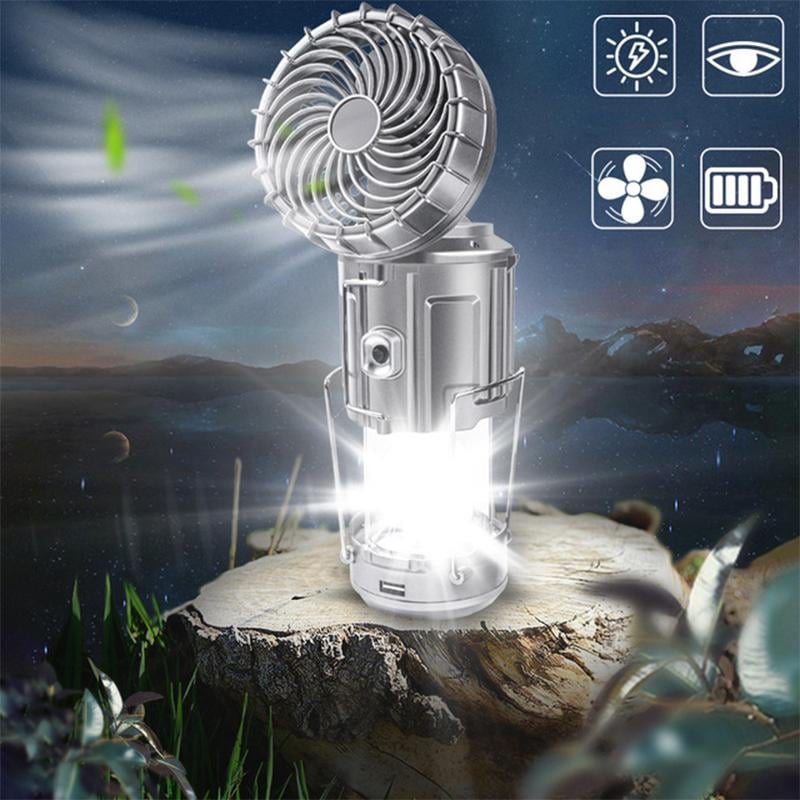Outdoor LED Camping Light with Fan – Sakerplus