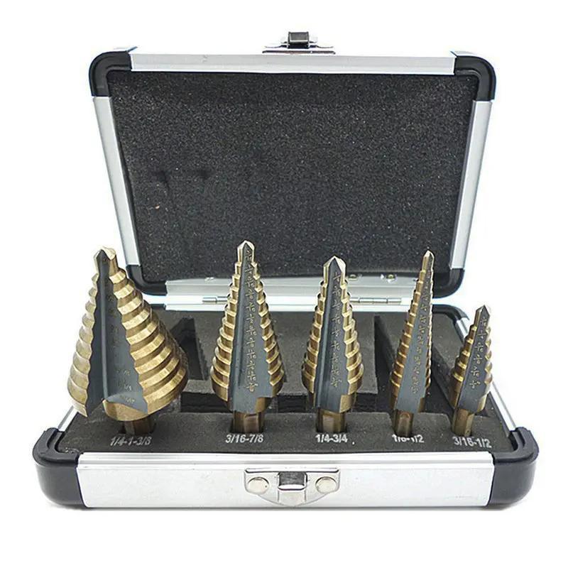 SAKER Stainless Steel Metal Special Step Drill Bit Tools Kit – Sakerplus