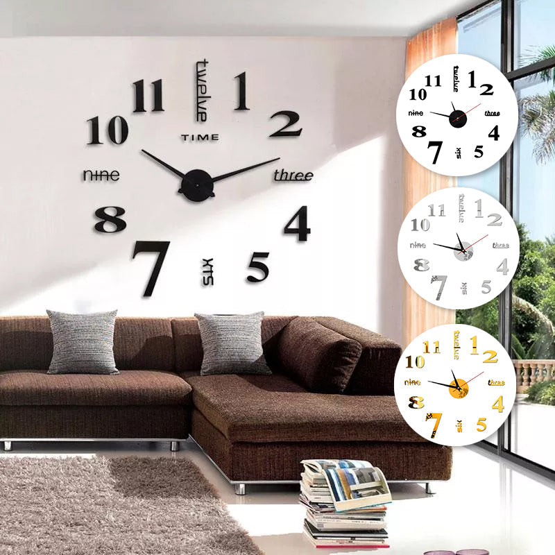 SAKER Modern DIY Punch-Free Wall Clock – Sakerplus