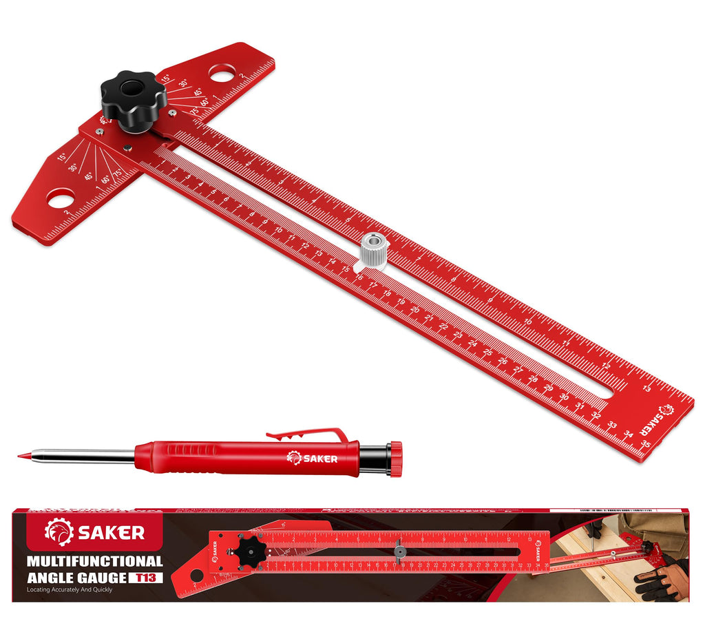 Saker Woodworking Scriber Marking Line Ruler – Sakerplus
