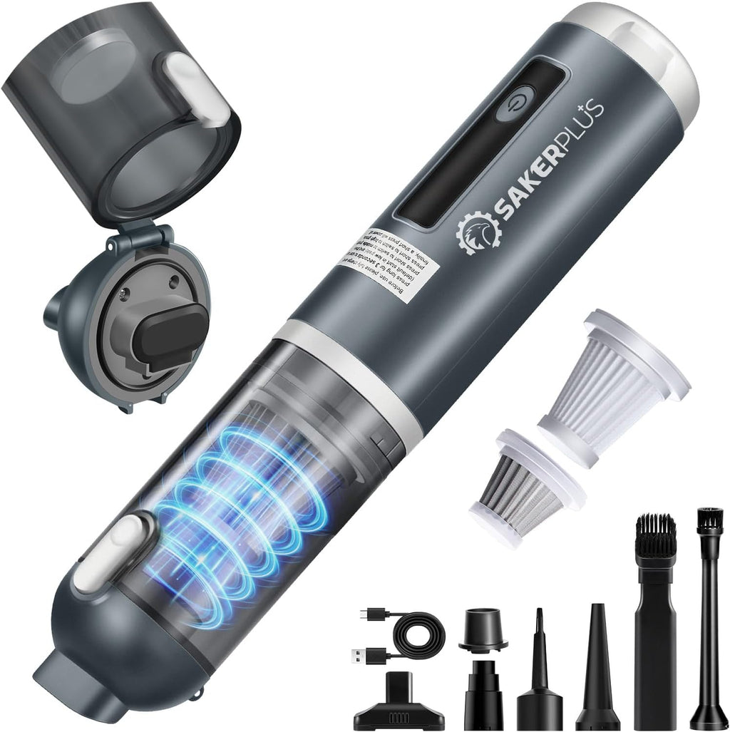 Sakerplus Slim Cordless Handheld Car Vacuum