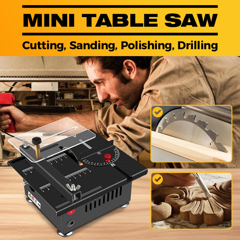 💥2025 Hot Sale⏰Sakerplus Multi-functional Mini Precision Table Saw