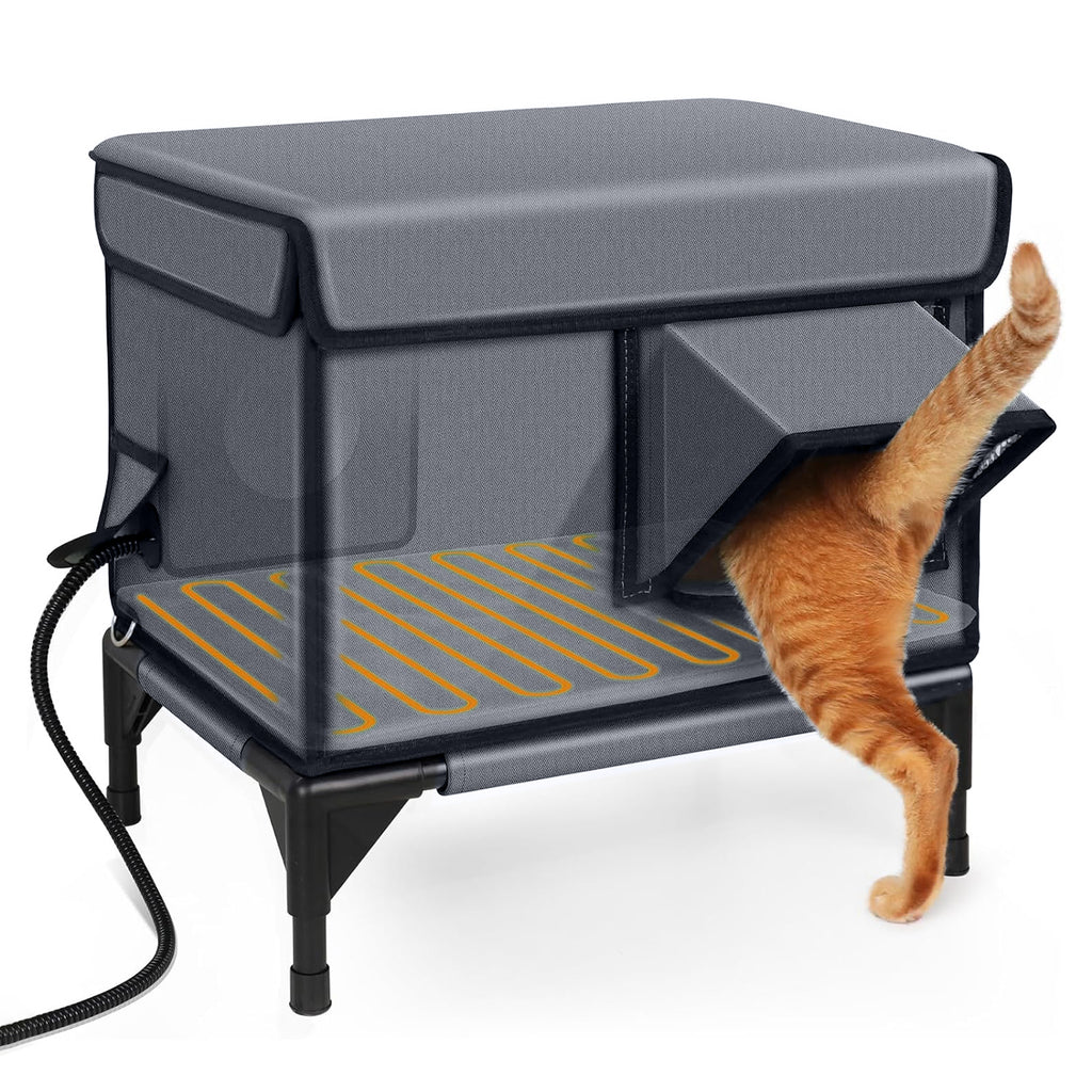 Saker Premium Heated Cat House – Sakerplus