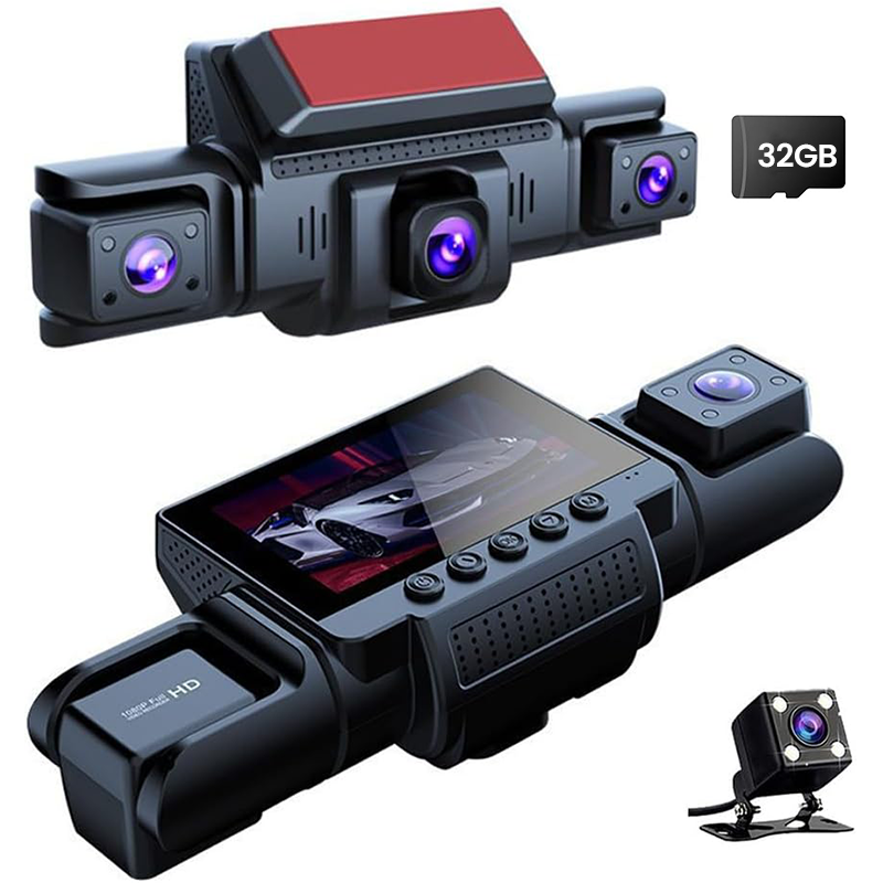 Sakerplus® 360 Front And Rear Dash Cam, 4-Channel Dash Camera For Cars ...