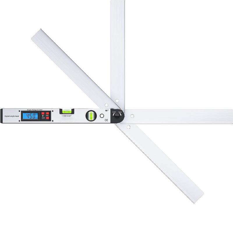 Sakerplus Aluminum Digital Angle Finder Protractor
