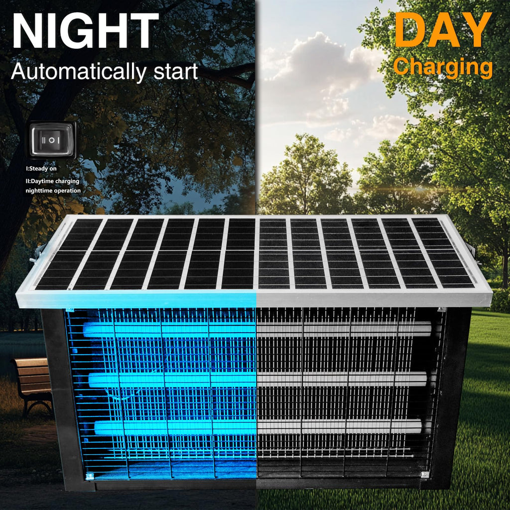 Sakerplus Outdoor Solar Bug Zapper