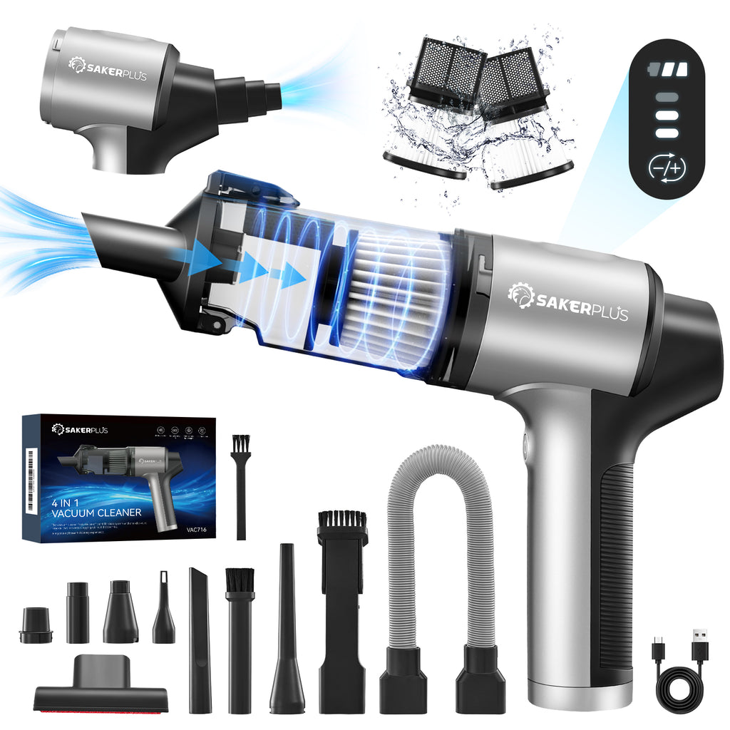 SakerPlus Hand Held Car Vacuum Cordless – Sakerplus