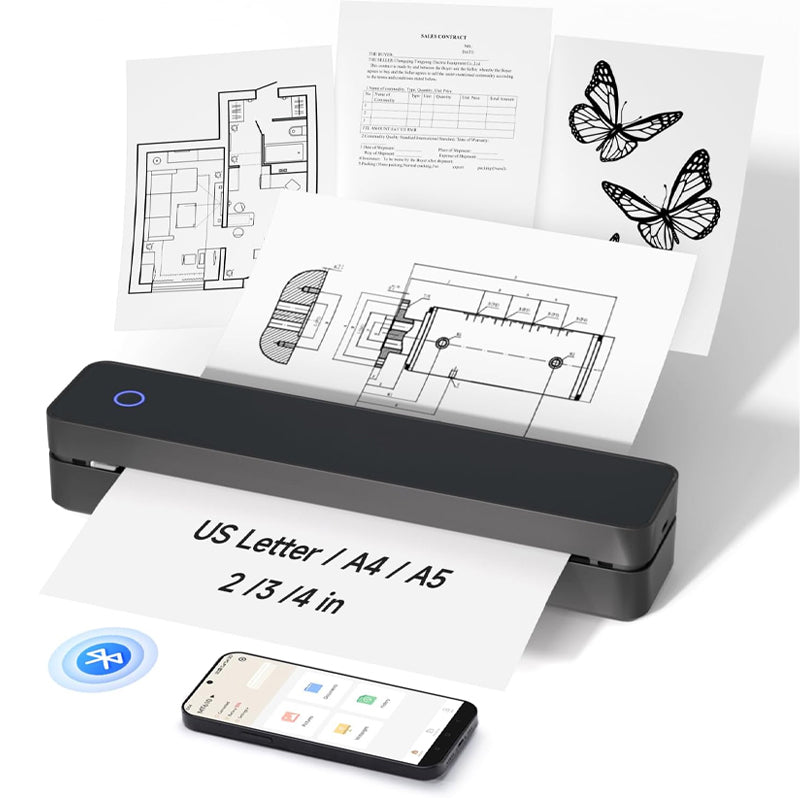 Sakerplus Wireless Thermal Mobile Printer